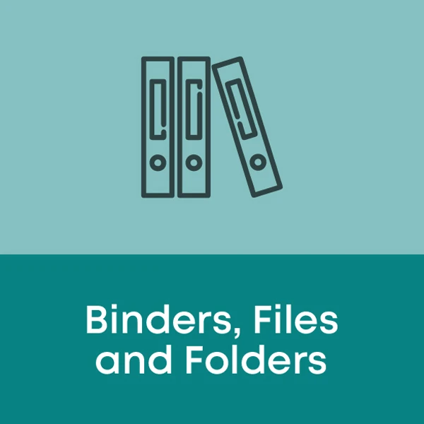 Binders, Files and Folders | Supta.ge