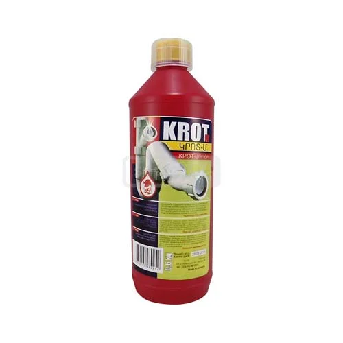 KROT-კროტი მილების საწმენდი საშუალება 600 მლ | Supta.ge