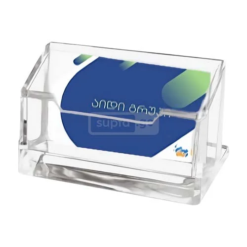 Office Desk Inventory | Plastic Business Card Holder For Table