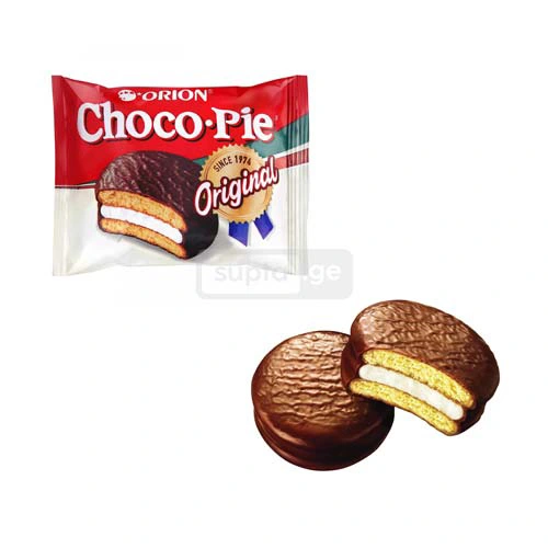 CHOCO PIE-ჩოკო პაი შოკოლადის ბისკვიტი 12ც | სუფთა